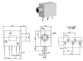 stereo-female-socket-audio-jack-5pin-for-pcb-mount-3-5mm-a | Makers ...