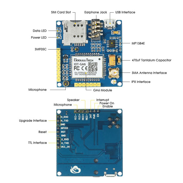 GPRS A6 GSM Module | Makers Electronics