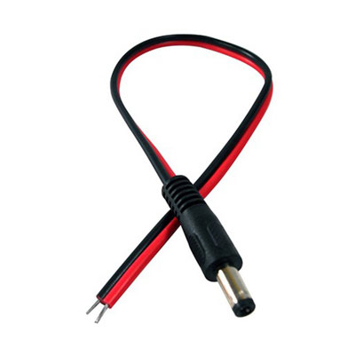 Male DC Power Socket Jack Prewired | Makers Electronics