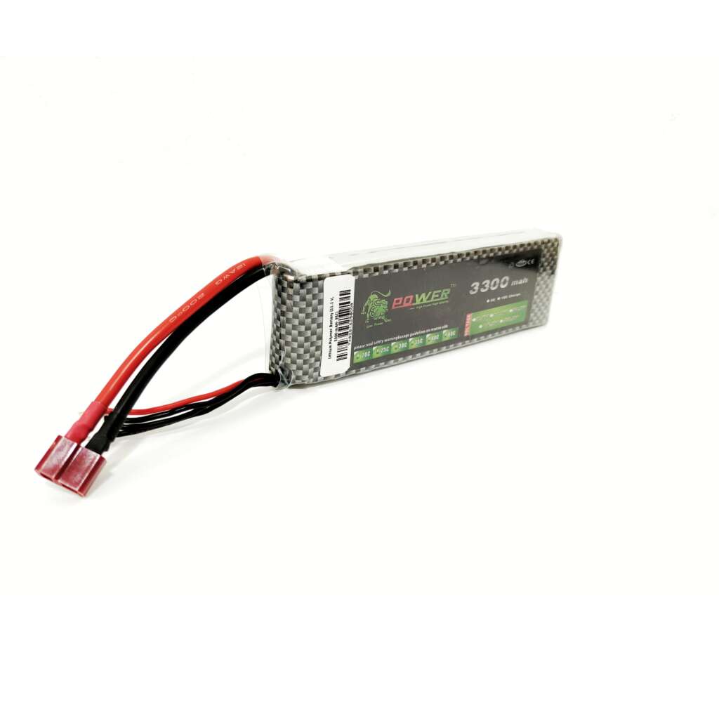 Lithium Polymer Battery 11.1 V, 3300 mAH- 35C