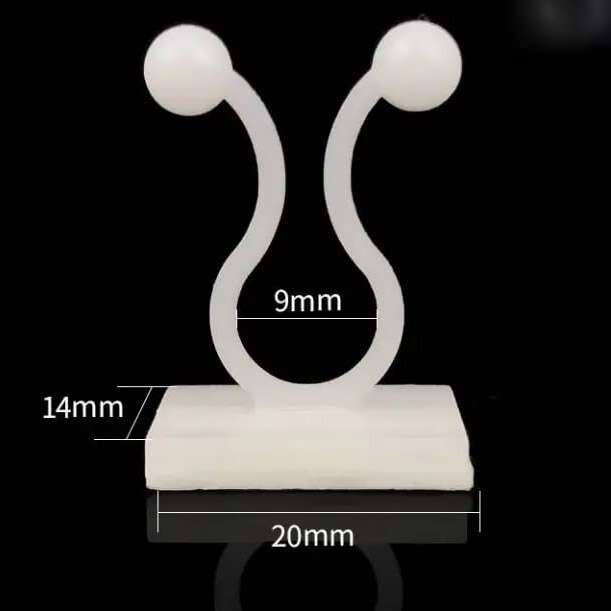 KL-2 Twisted Wire Loop Management Clip (10PCS) | Makers Electronics