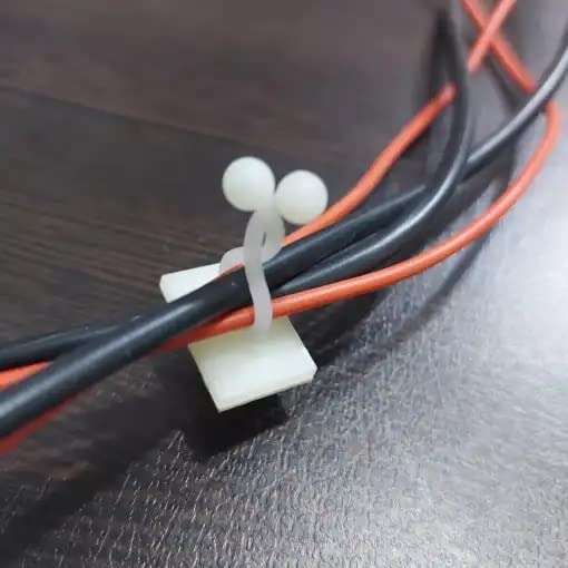 KL-2 Twisted Wire Loop Management Clip (10PCS) | Makers Electronics