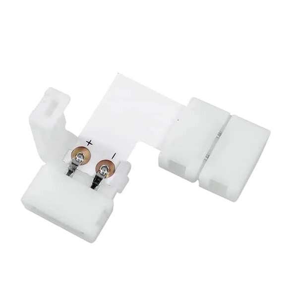 L Shape Connector 2Pin for LED Strip No Soldering | Makers Electronics