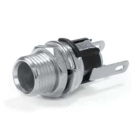 Jack DC female inlet 5.5 / 2.1mm Long with 8mm Waterproof Gland ...