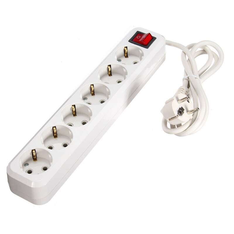 Multi socket 6 Way 16A (Made in Turkey) | Makers Electronics