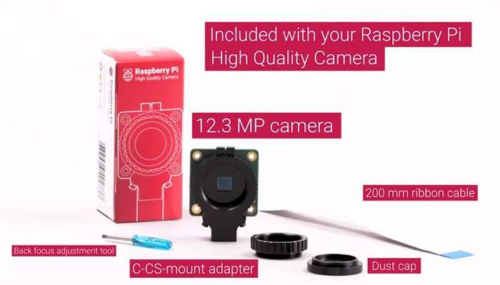 Official Raspberry Pi HQ Camera 12.3MP with CGL 6mm CS Fixed IR 3.0 ...
