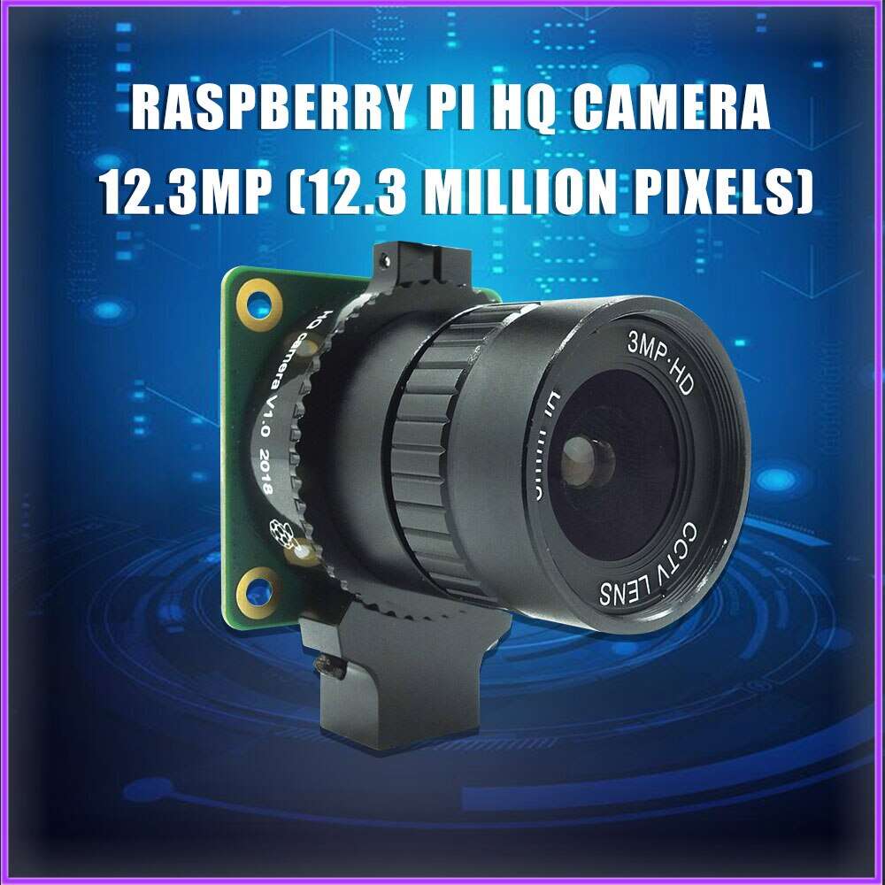 Official Raspberry Pi HQ Camera 12.3MP with CGL 6mm CS Fixed IR 3.0 ...