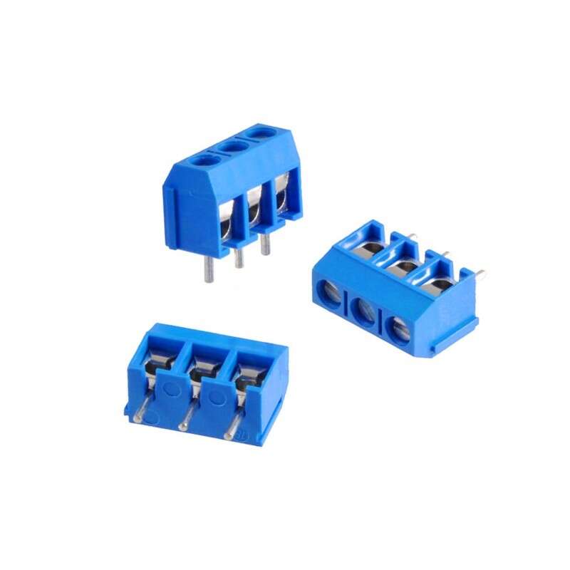 Terminal Block 3 pins blue CY300 | Makers Electronics