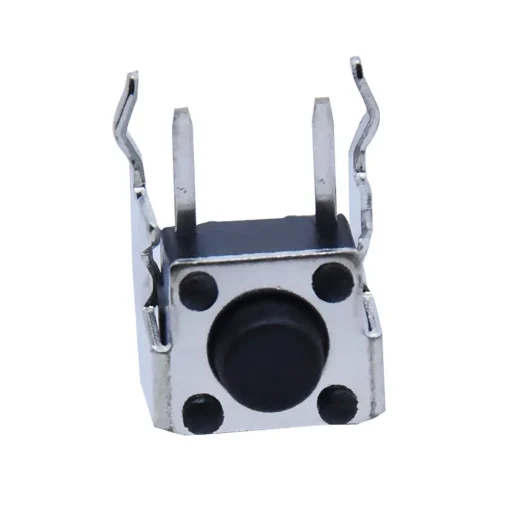 Momentary Tactile Push Button Switch 6x6x5mm Right Angle With Stent