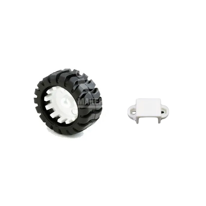 MiniQ Wheel Set (Wheel 18mm +Bracket) for N20 Gear Motor | Makers ...