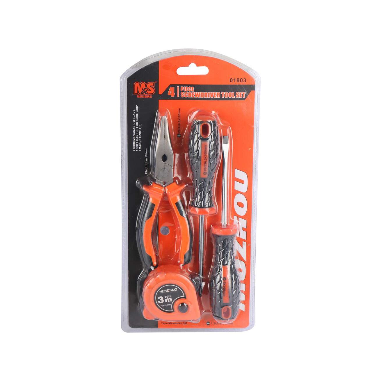 Screwdriver Tool Set 4Pcs 01803