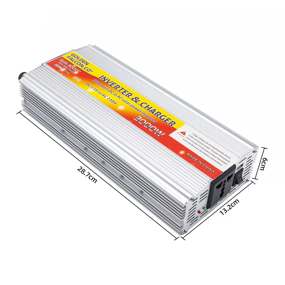 Power Inverter & Charger SUA-3000C 1000W 12VDC To 220VAC & USB 5V ...