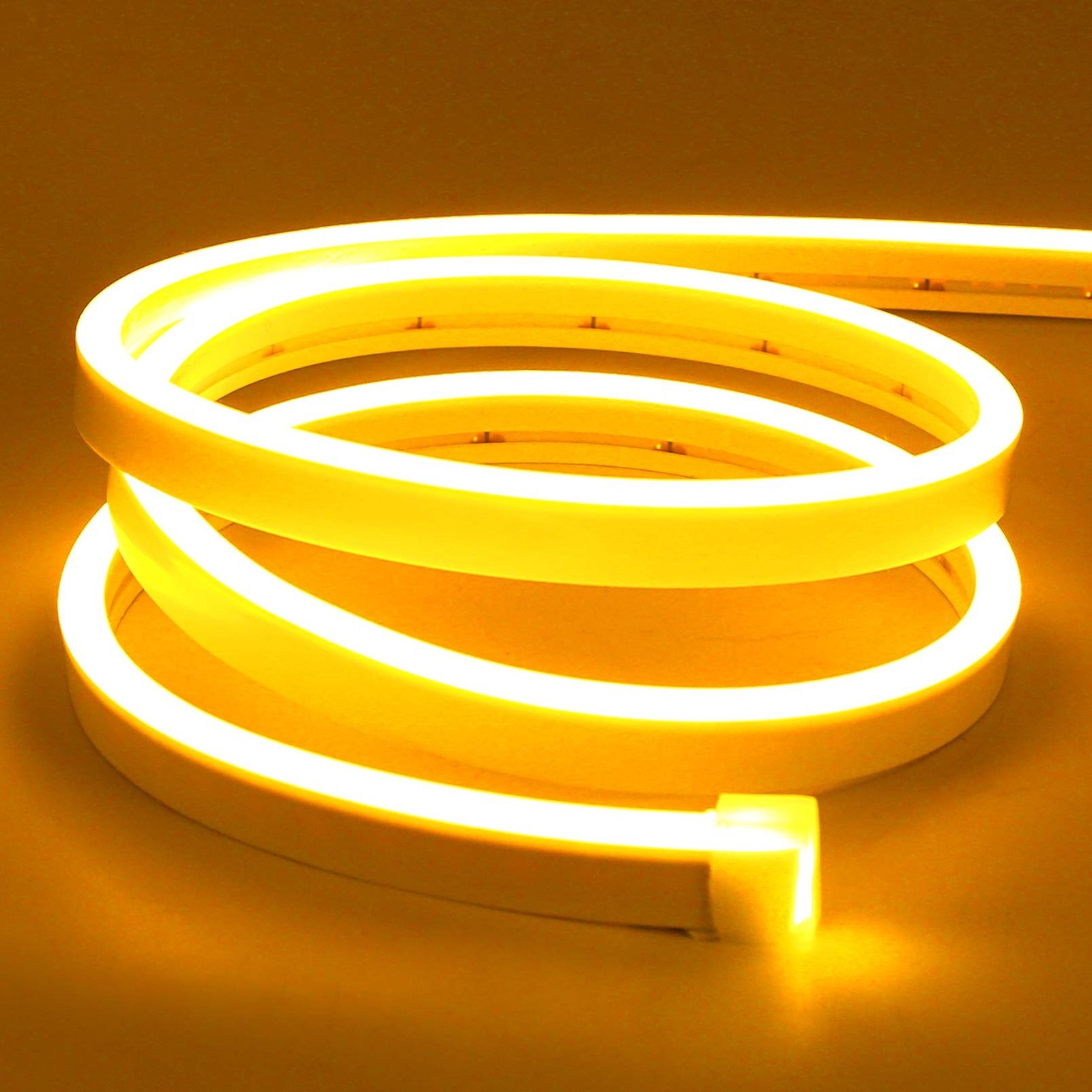 Neon Flexible LED Strip Light 5M (Yellow) 12VDC