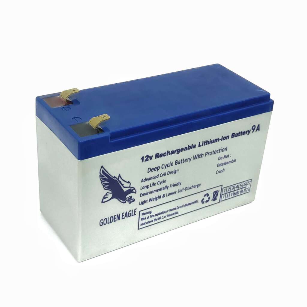 Rechargeable Li-ion Battery 12V 9A with BMS Replacement For Acid ...