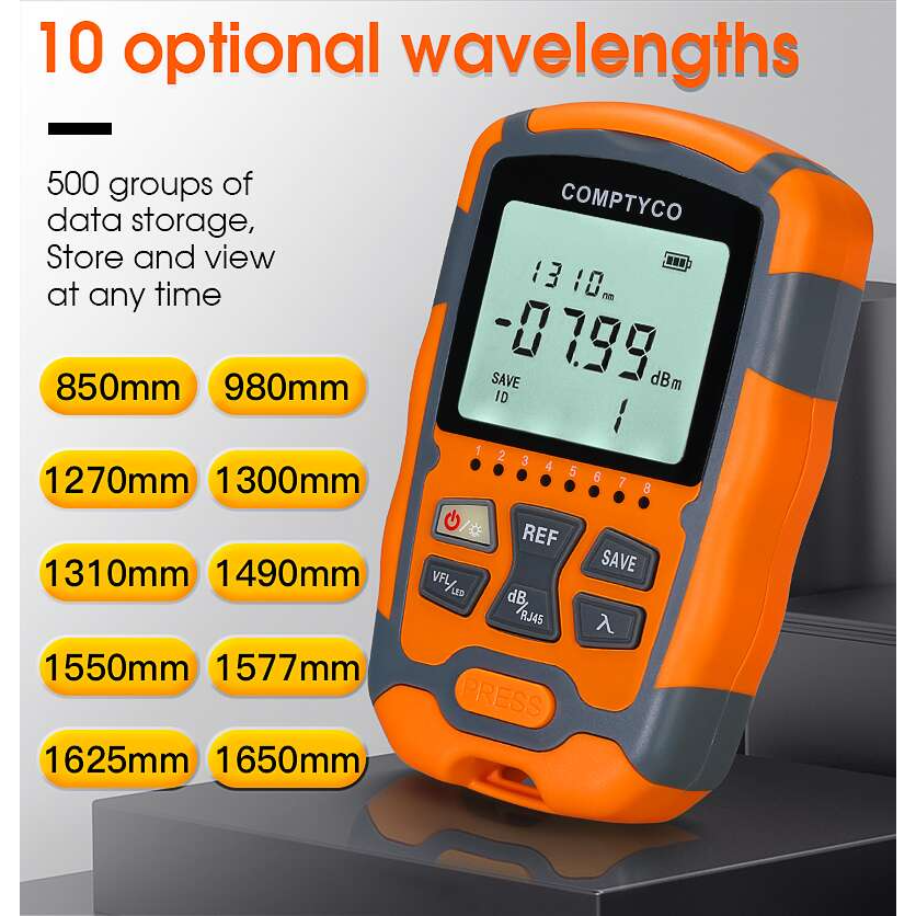COMPTYCO AUA-MC70 Optical Power Meter -70~+10dBm | Makers Electronics