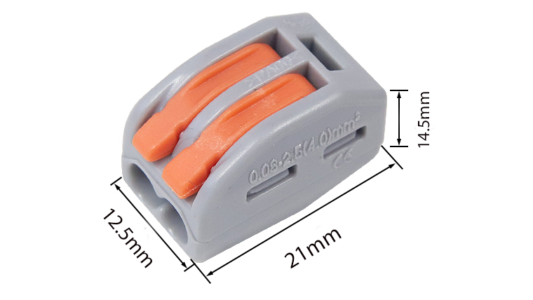 WAGO PCT-212 Parallel Wire Connector 2 Pin