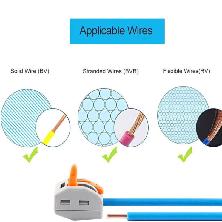 WAGO PCT-212 Parallel Wire Connector 2 Pin