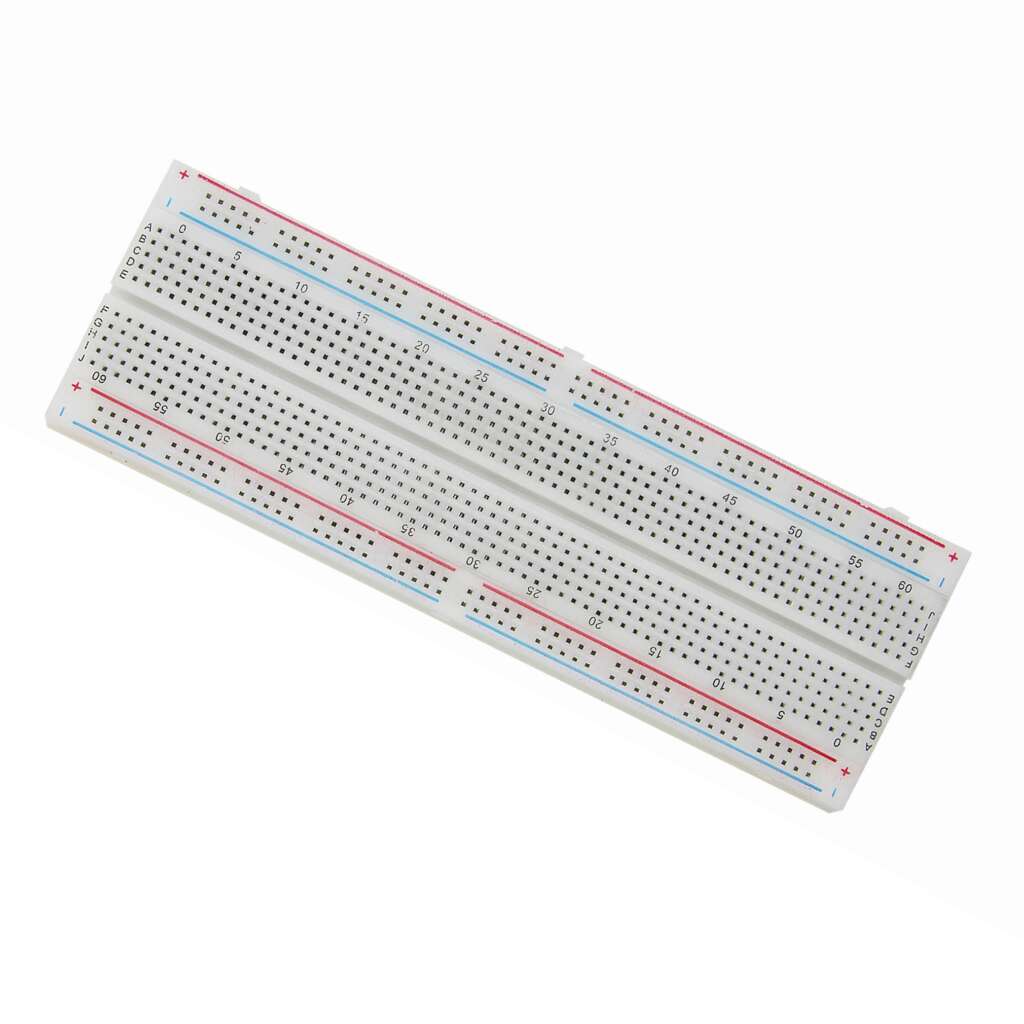 Breadboard 830 Point (Splitted Power Rails) | Makers Electronics