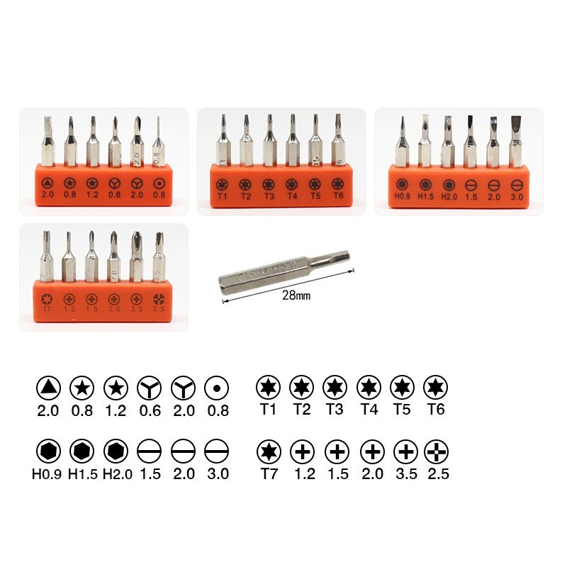 SW-1021A Screwdriver Set 28Pcs | Makers Electronics