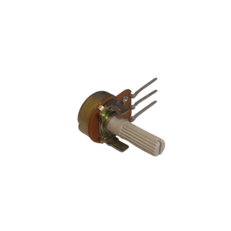 Metal Potentiometer 500Ω 3Pin Plastic Shaft 20mm