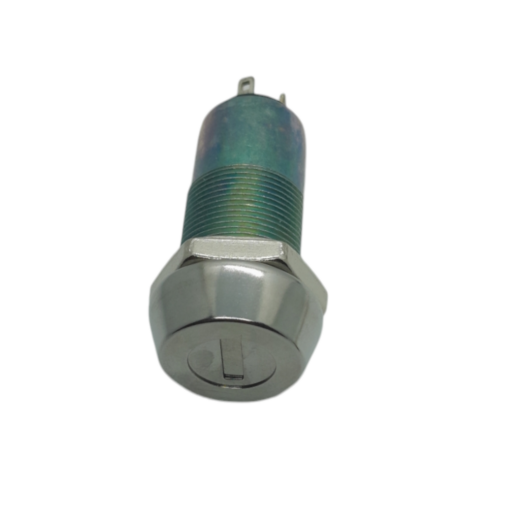 Key Switch Lock SPDT 3 Pin 2 Position 250V 2A 19mm | Makers Electronics