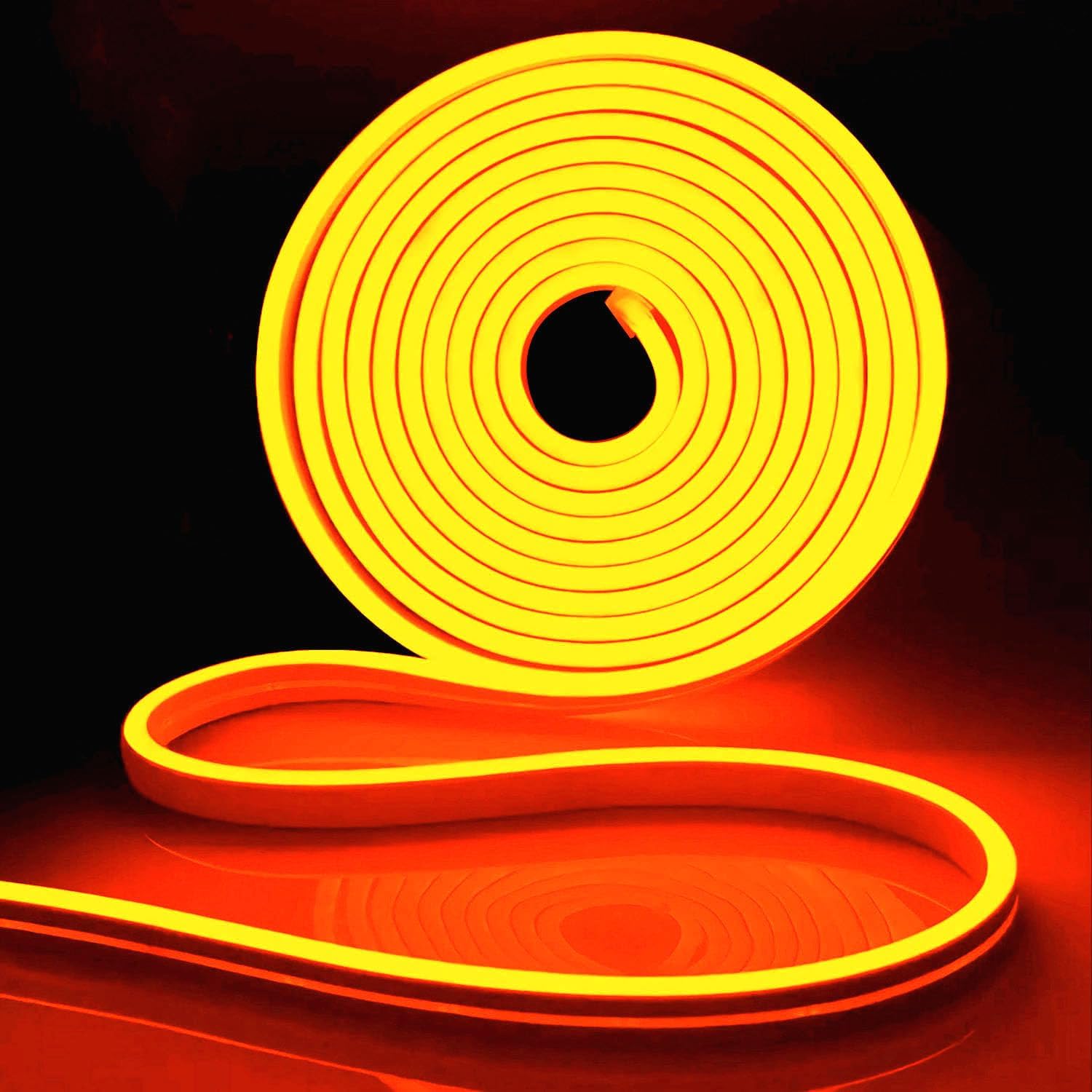 Neon Flexible LED Strip Light 5M (Orange) 12VDC