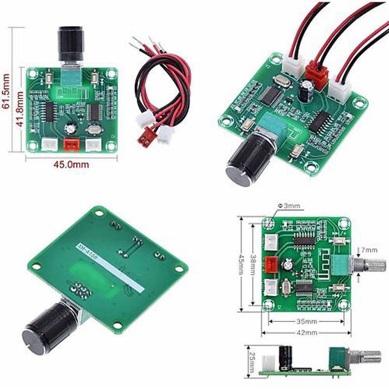 PAM8403 Ultra Clear Bluetooth 5.0 Power Amplifier Board Dual-Channel HW-894