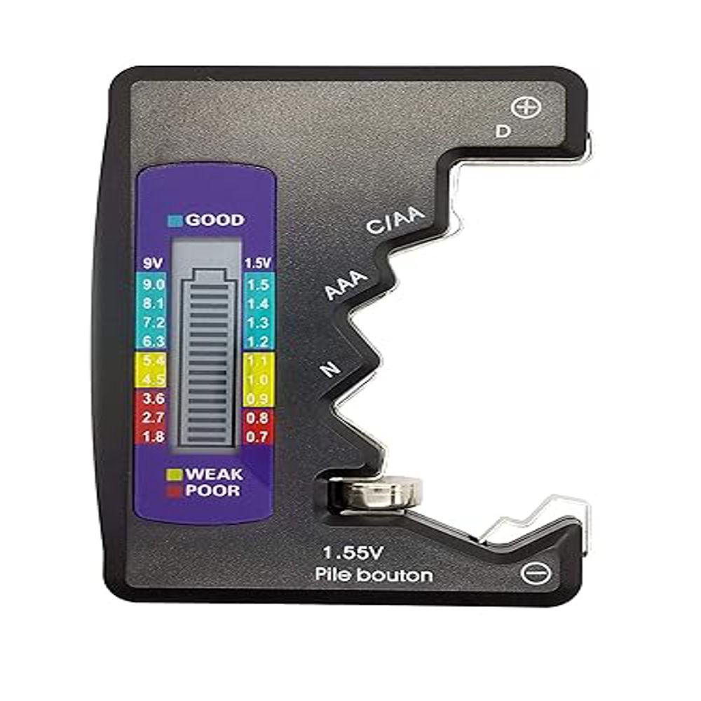 Universal Battery Tester (C/AA/AAA/D/N/9V/6F2/1.55V)