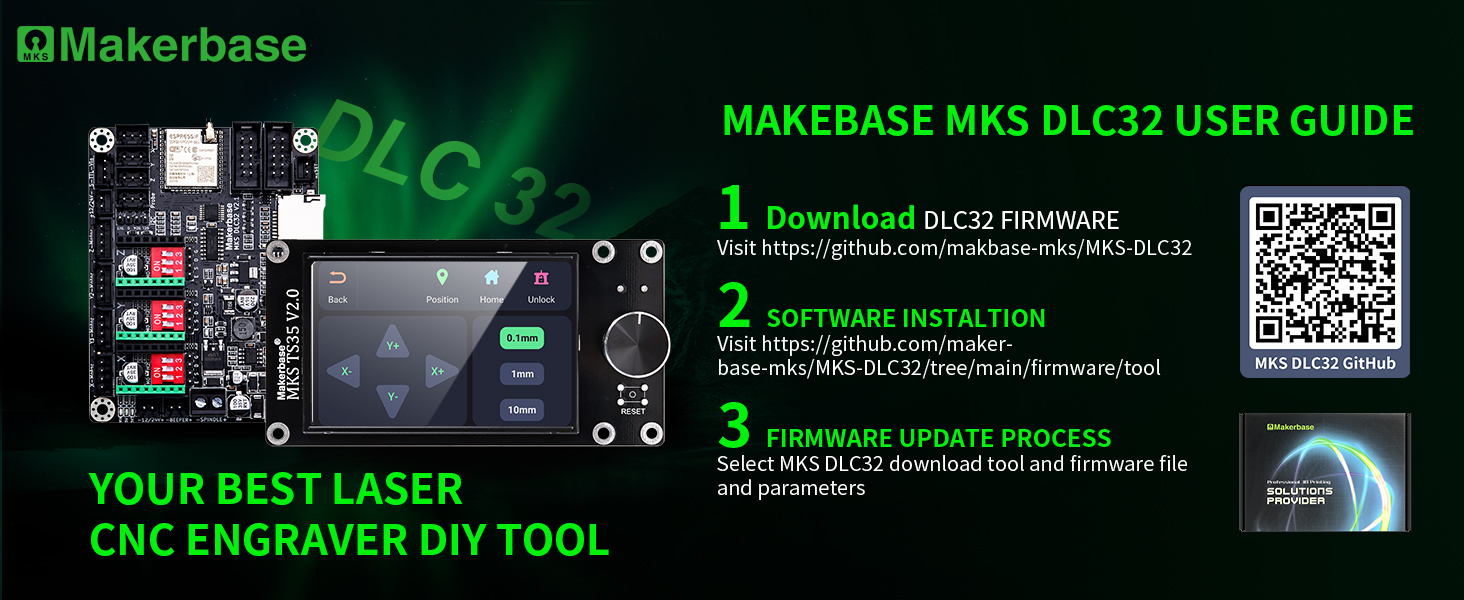MakerBase MKS DLC32 Controller Board with MKS TS35-R Touchscreen V2.0 3 ...