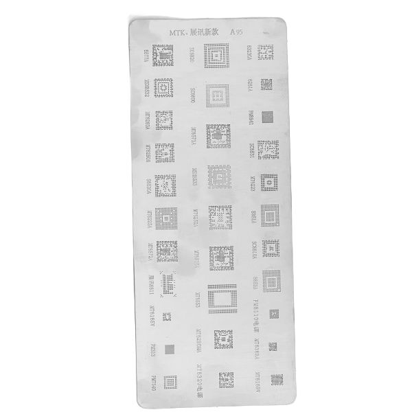 Universal BGA A95 Reballing Stencil Plate 31 in 1