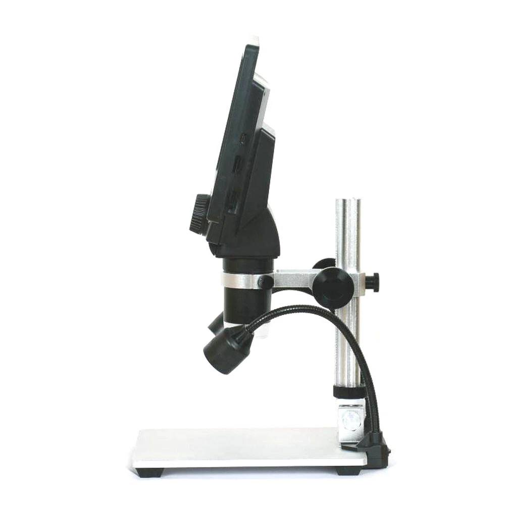 G1200 LCD Digital Microscope 7 inch 1080P ,1200X, 12MP Camera, 10 LED ...