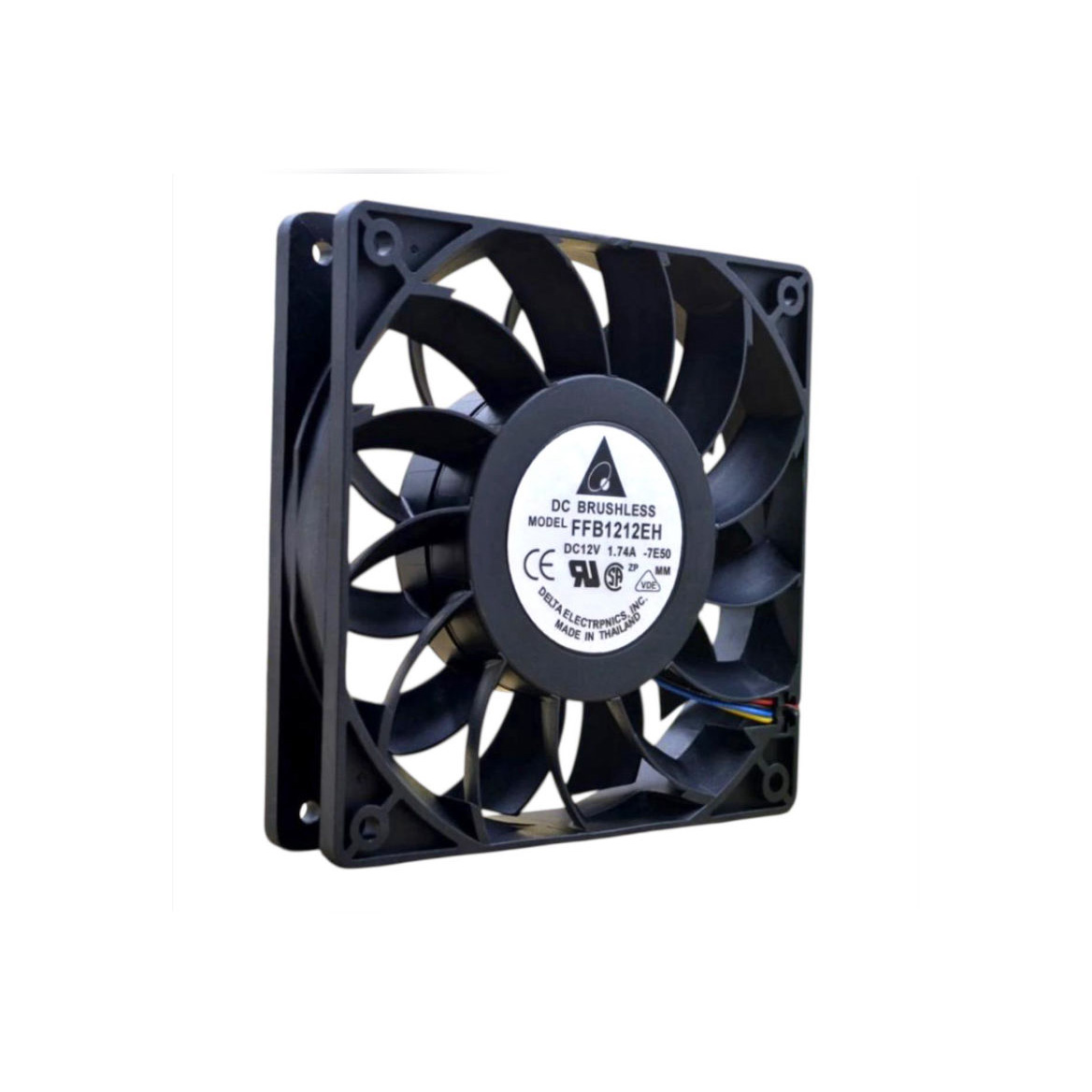 Delta DC Fan FFB1212EH 12V 1.74A 120mmx120mmx25mm (USED LIKE NEW)