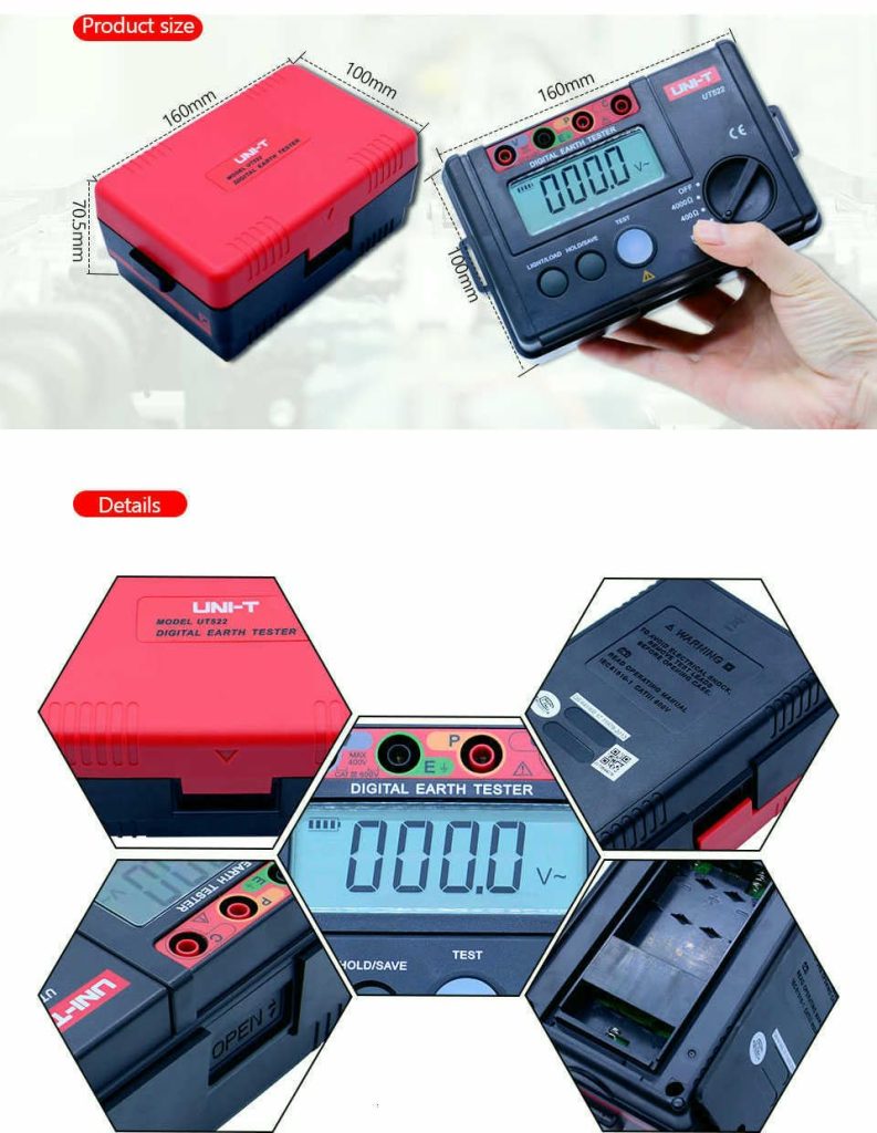 UNI-T UT521 Digital Earth Testers | Makers Electronics