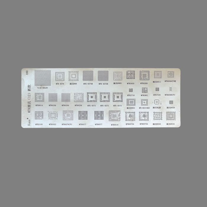 Universal BGA A90 Reballing Stencil Plate 35 in 1