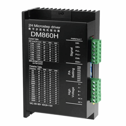 DM860H Digital Stepper Motor Driver 18-80VAC/24-110VDC 2.4-7.2A