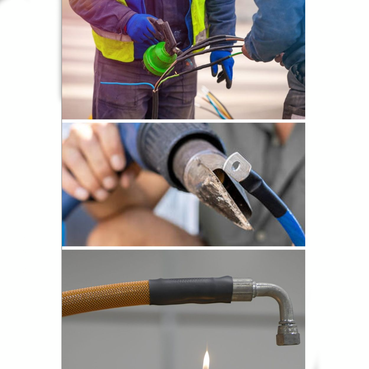 Heat Shrink 50mm Black 1meter