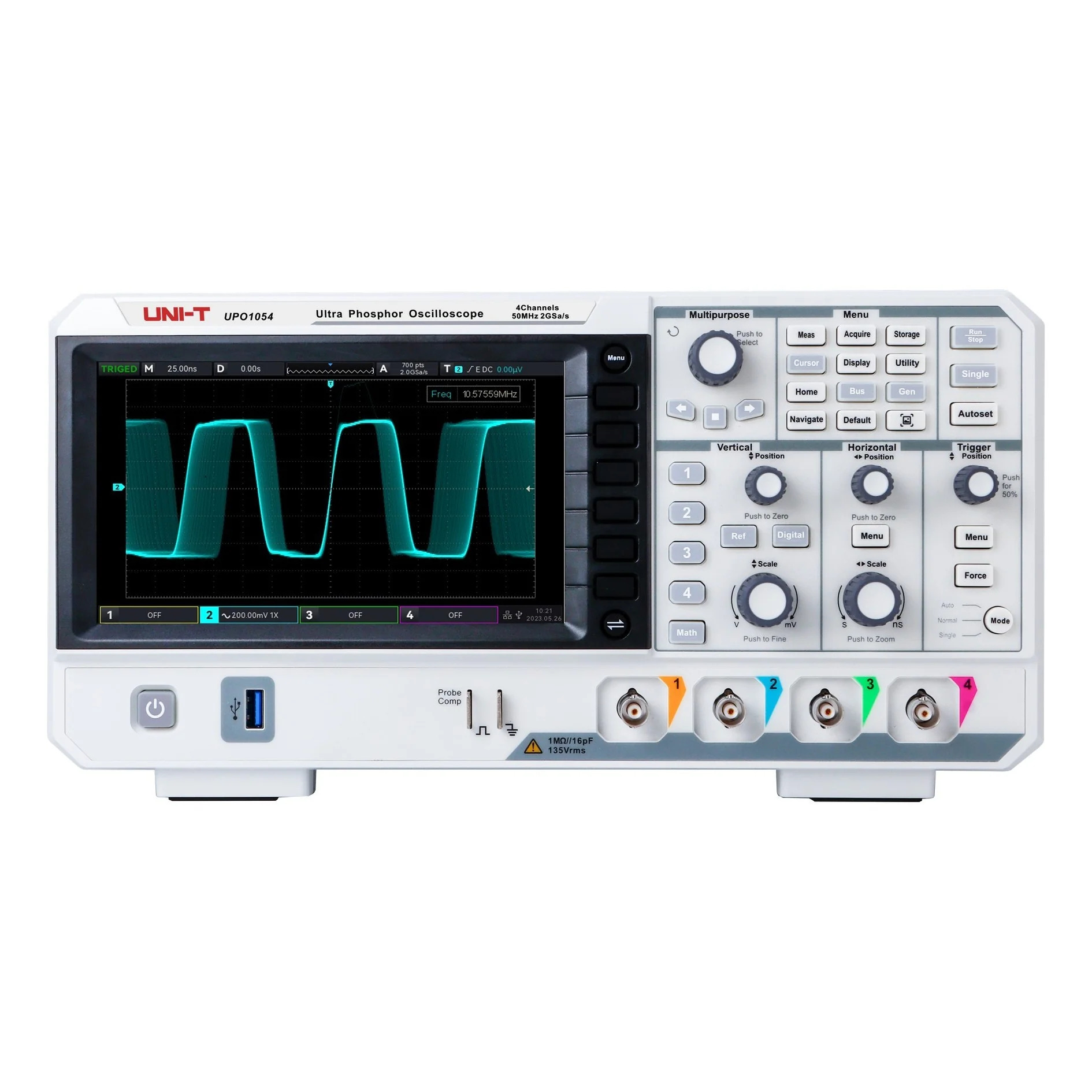 UNI-T UPO1054 Digital Oscilloscope | Makers Electronics