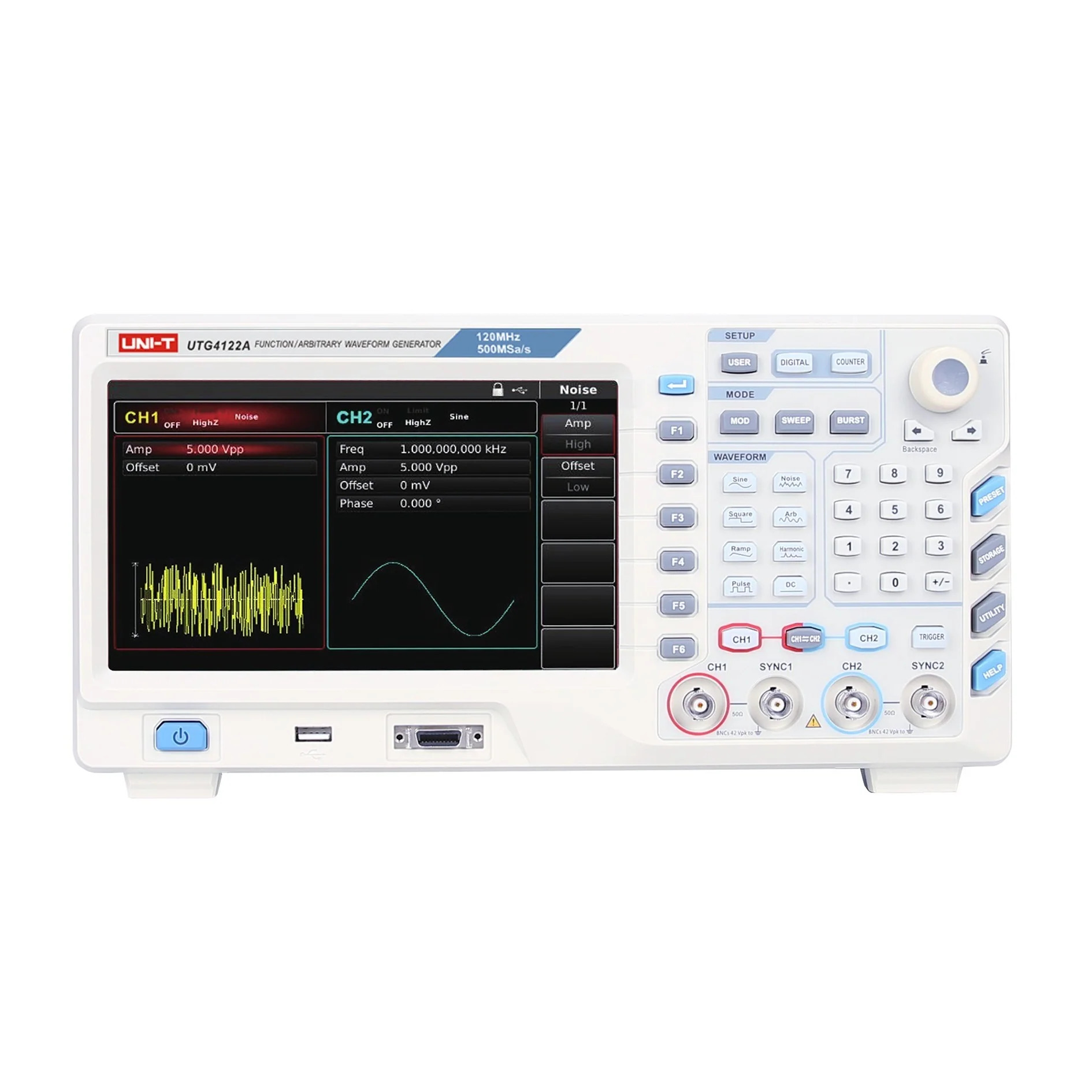 UNI-T UTG4122A Waveform Generator | Makers Electronics