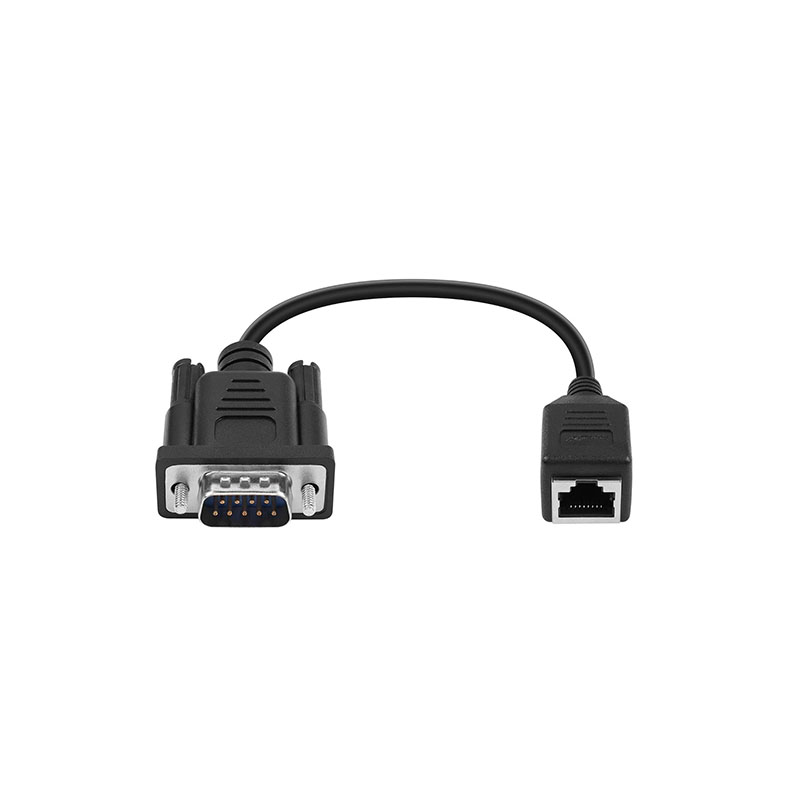 DB9 to RJ45 Serial Adapter RS232 Male to RJ-45 Female Ethernet Converter