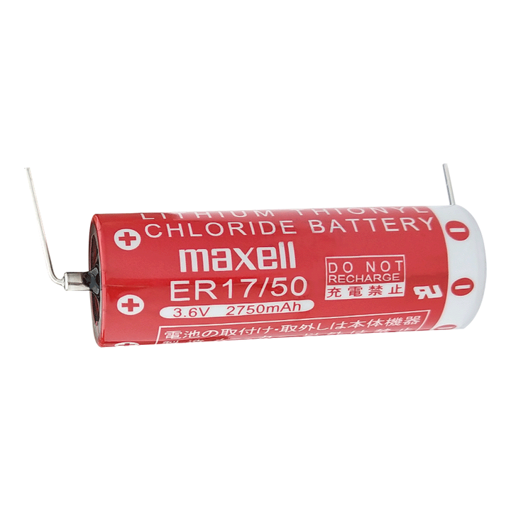 Maxell ER17/50 Battery 3.6V 2750mAh with Pins