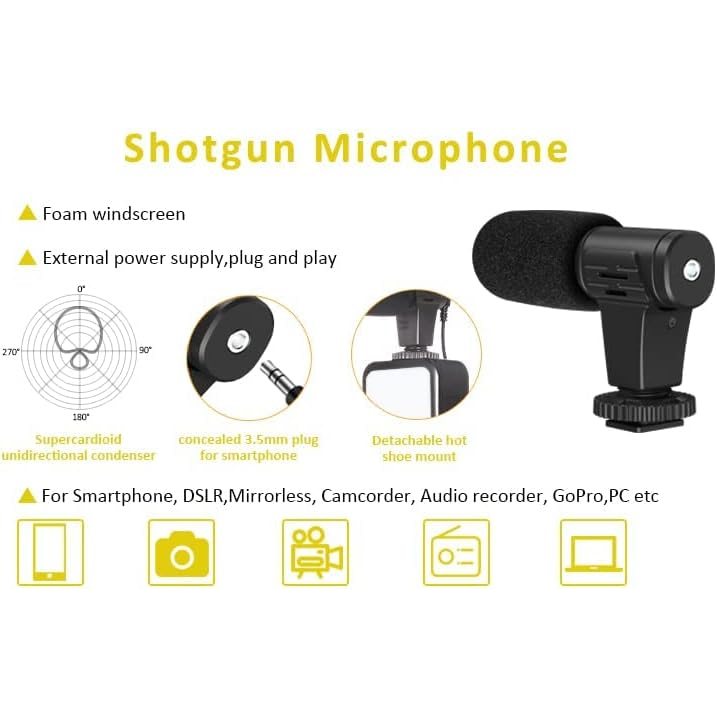 AY-49 Video Making Vlogging Tripod Kit | Makers Electronics