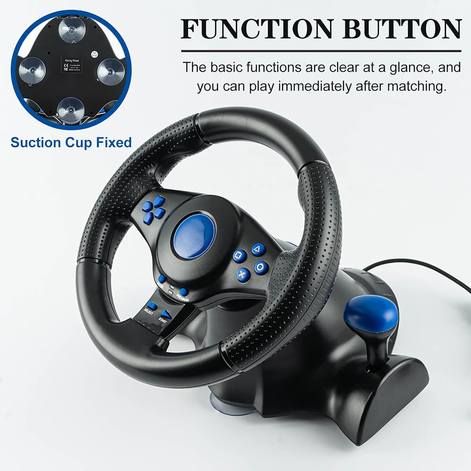 Gaming Vibration Steering Wheel