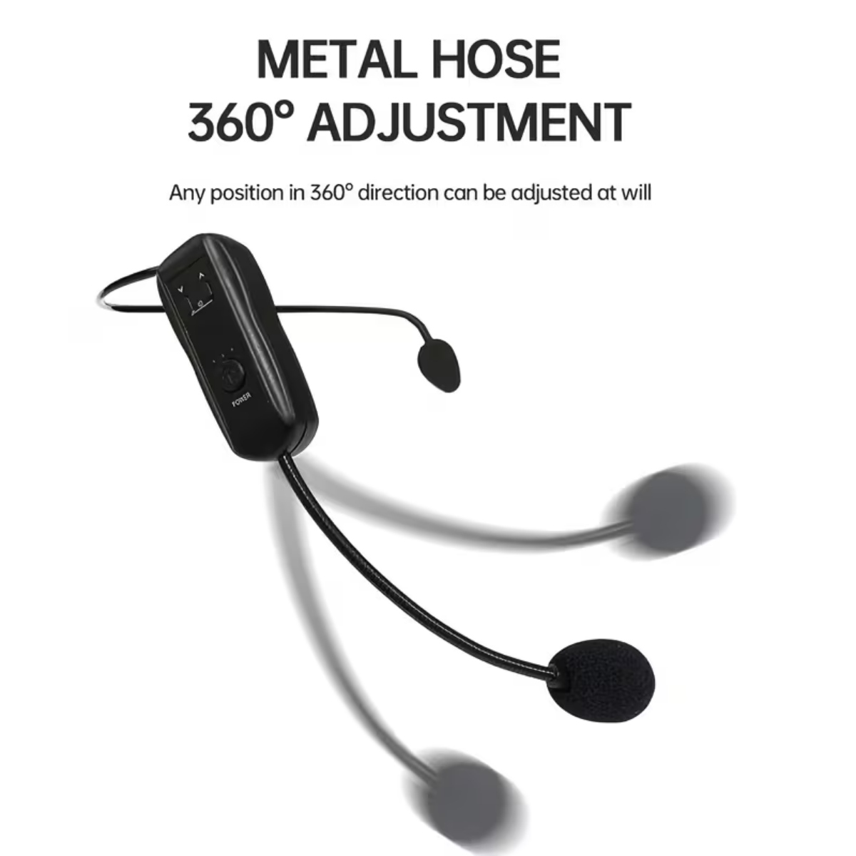 Wireless Microphone UHF Call Center with 2.4GHz Transmitter
