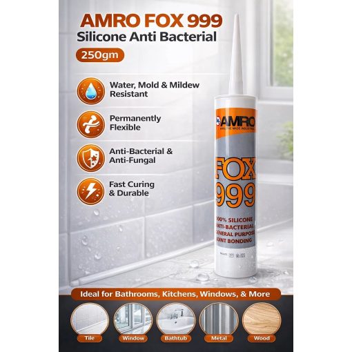 AMRO FOX 999 Silicone Anti Bacterial 250gm